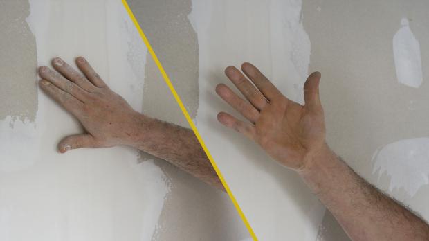 Gipskarton streichen - Trockenbaufarbe im Einsatz - Anleitung & Tipps @ diybook.at
