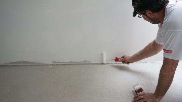 Gipskarton streichen - Trockenbaufarbe im Einsatz - Anleitung & Tipps @ diybook.at