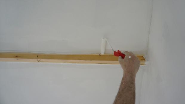 Gipskarton streichen - Trockenbaufarbe im Einsatz - Anleitung & Tipps @ diybook.at